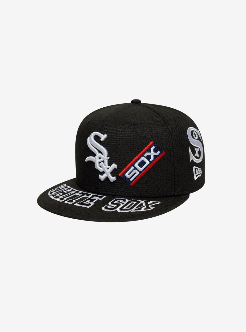 New Era Chicago White Sox MLB 59FIFTY Fitted Cap All Over Black ...